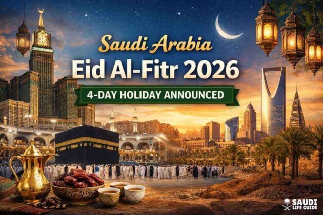 Saudi Arabia Eid Al-Fitr 2026: 4-Day Holiday Update